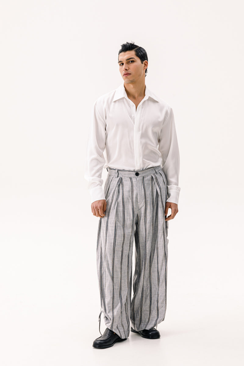 Cielo Pants Striped Grey – Dante Men