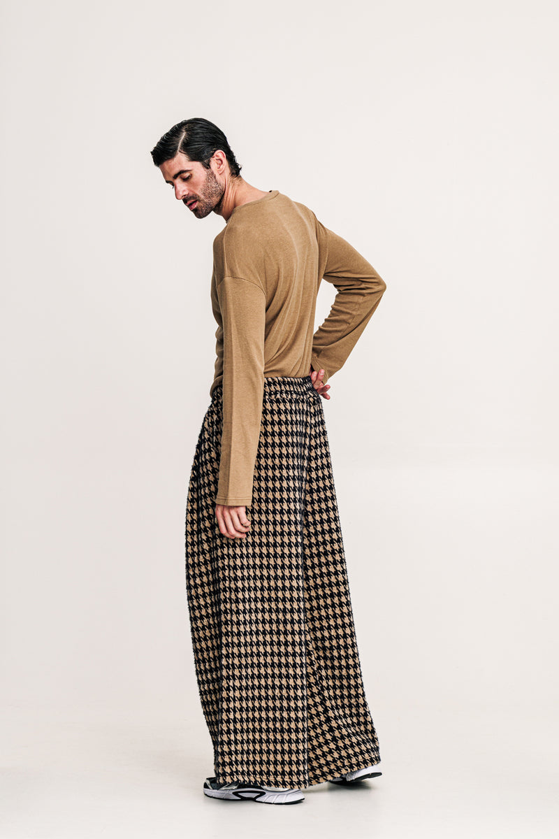 Gado Pants Patterned Beige – Dante Men