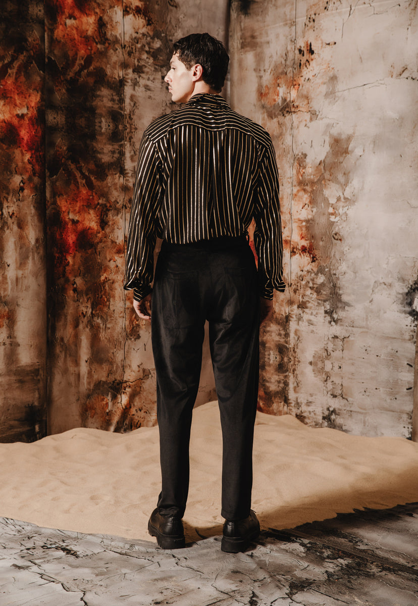 Jacopo Pants Velvet Black – Dante Men